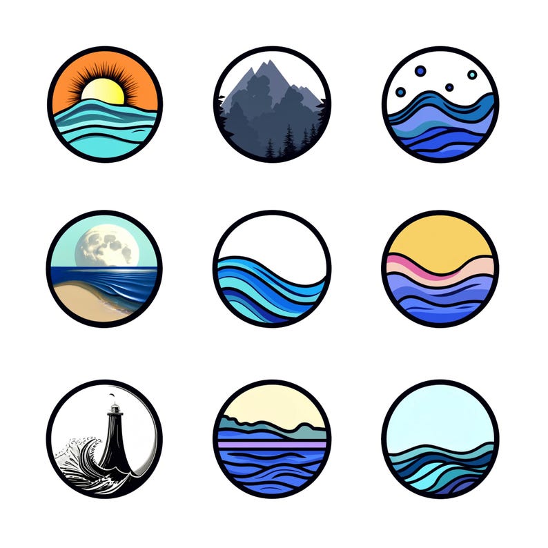 9+ * Wave Emotes - Icons - Ready to Use - Nature Emotes, Beach Emotes ...
