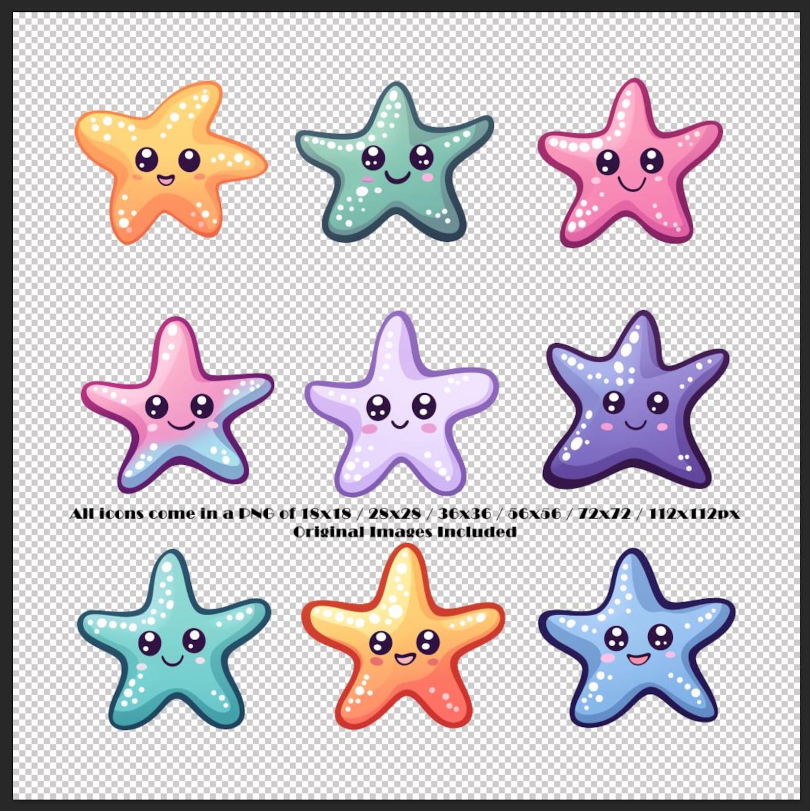 9+ * Emoji Starfish - Icons - Happy Emotes, Twitch Emotes, Starfish ...