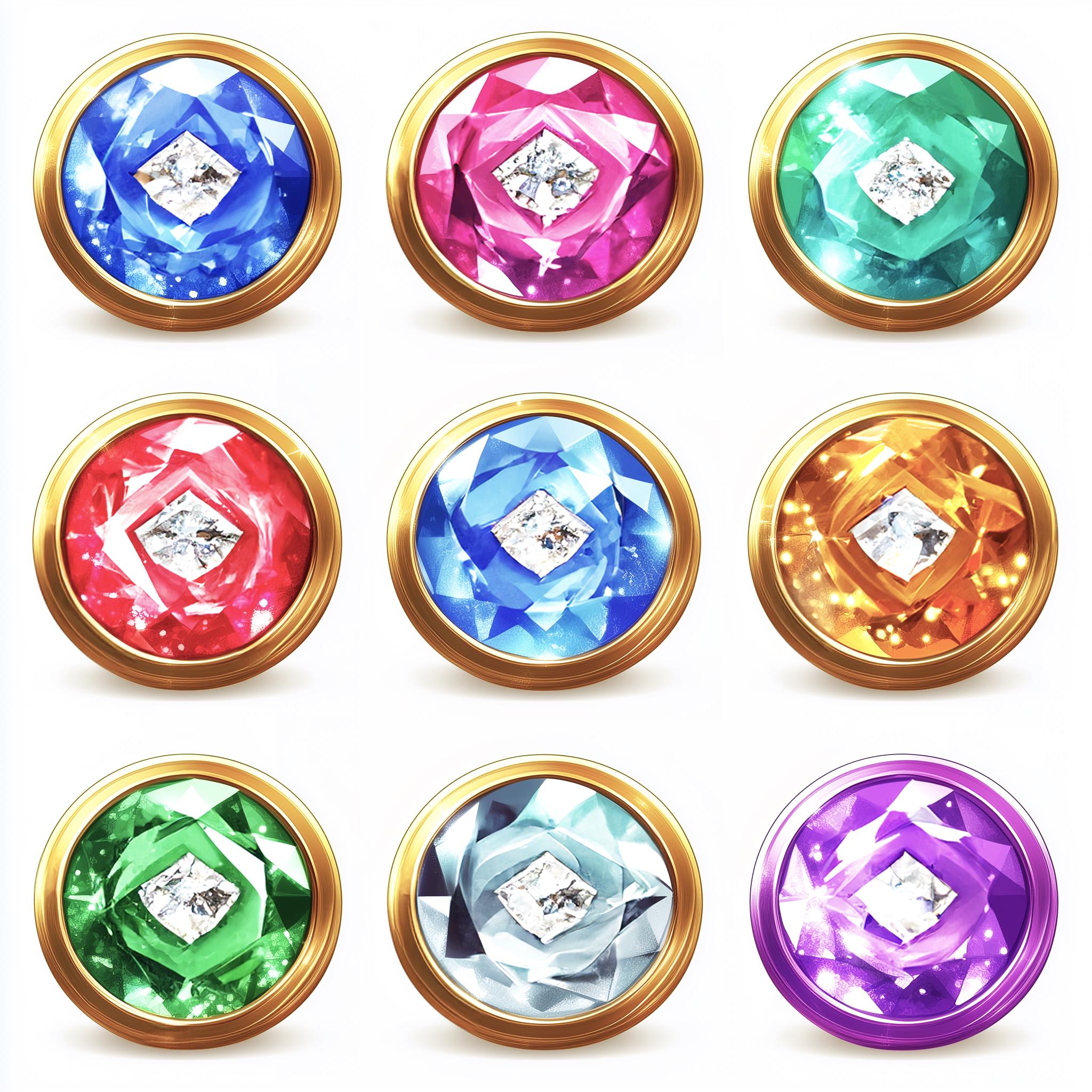9+ * Crystal Badge Emotes - Icons - Ready to Use - Gem Emotes, Youtube ...