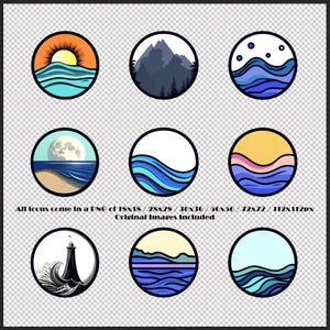 9+ * Wave Emotes - Icons - Ready to Use - Nature Emotes, Beach Emotes ...