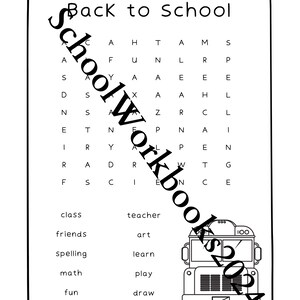 My First Learning Workbook: Pre-k to Kindergarten (25 Pages) - Etsy