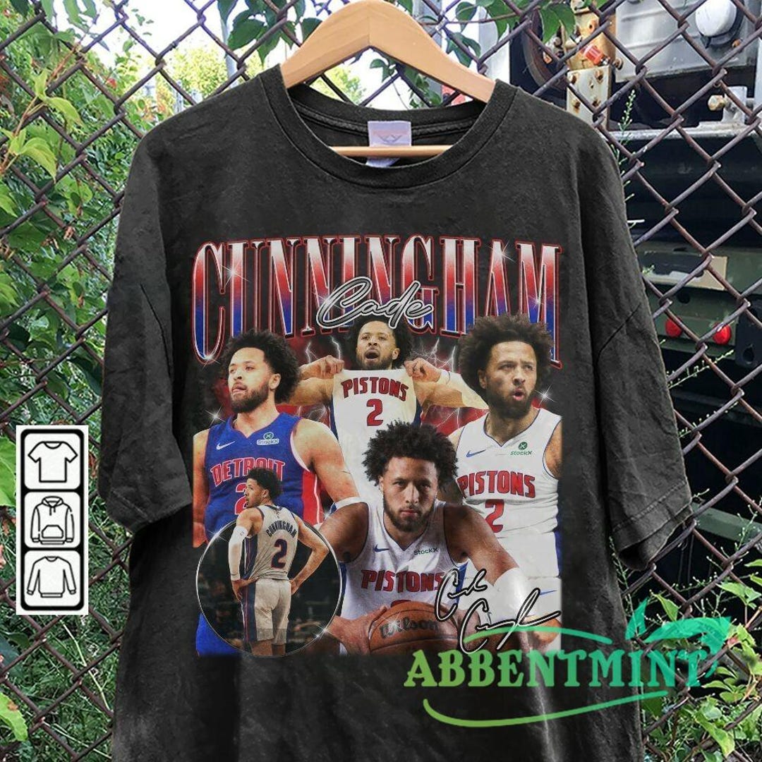 Cade Cunningham Detroit Basketball Vintage Shirt - Etsy