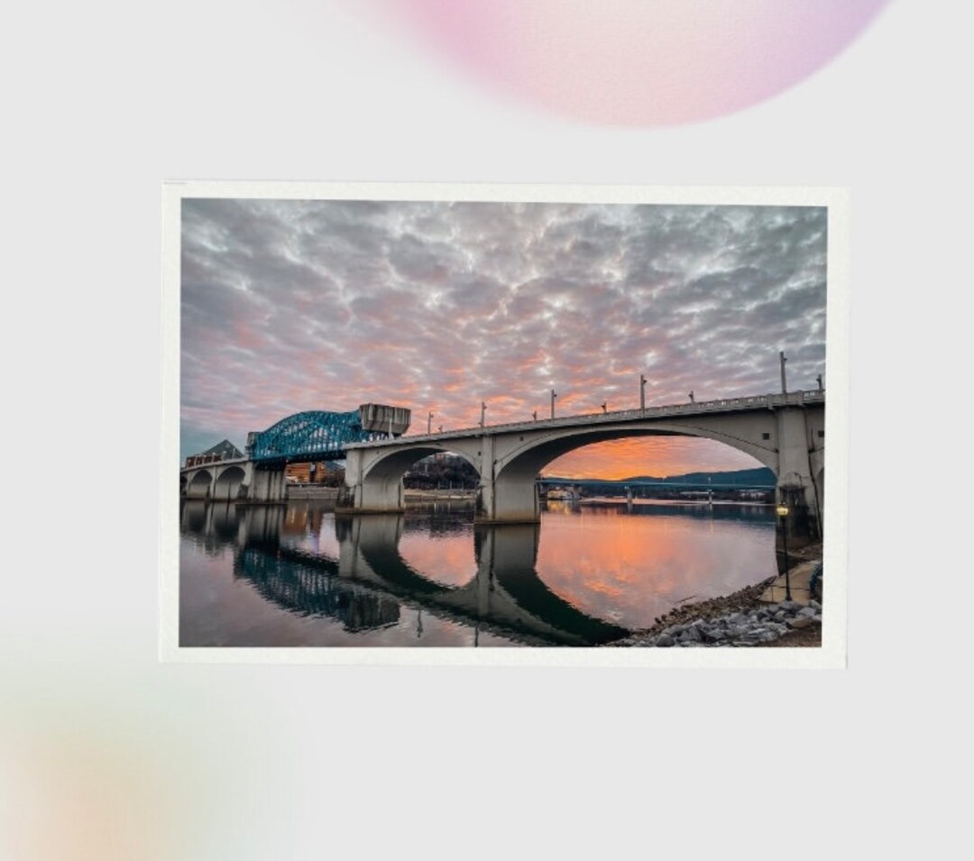 Chattanooga Bridge Sunset Photography - Etsy