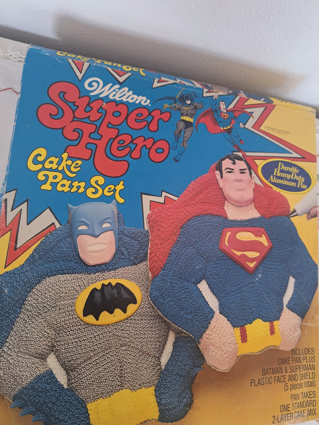 1977 Wilton Superman Batman Super Hero Cake Pan Set - Etsy
