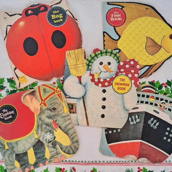 Golden Shape Books - Etsy