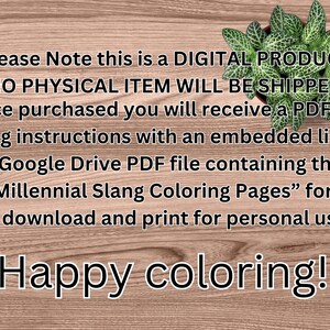 Gen X Slang Coloring Pages | 15 Printable Coloring Pages | Teen and ...