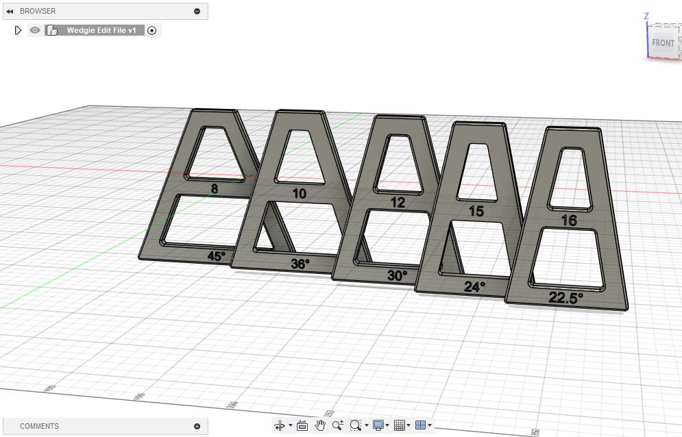 Wedgies for Segmented Bowl Turning DXF, SVG and 3mf Files for 3D ... Wedgies for Segmented Bowl Turning DXF, SVG and 3mf Files for 3D ...