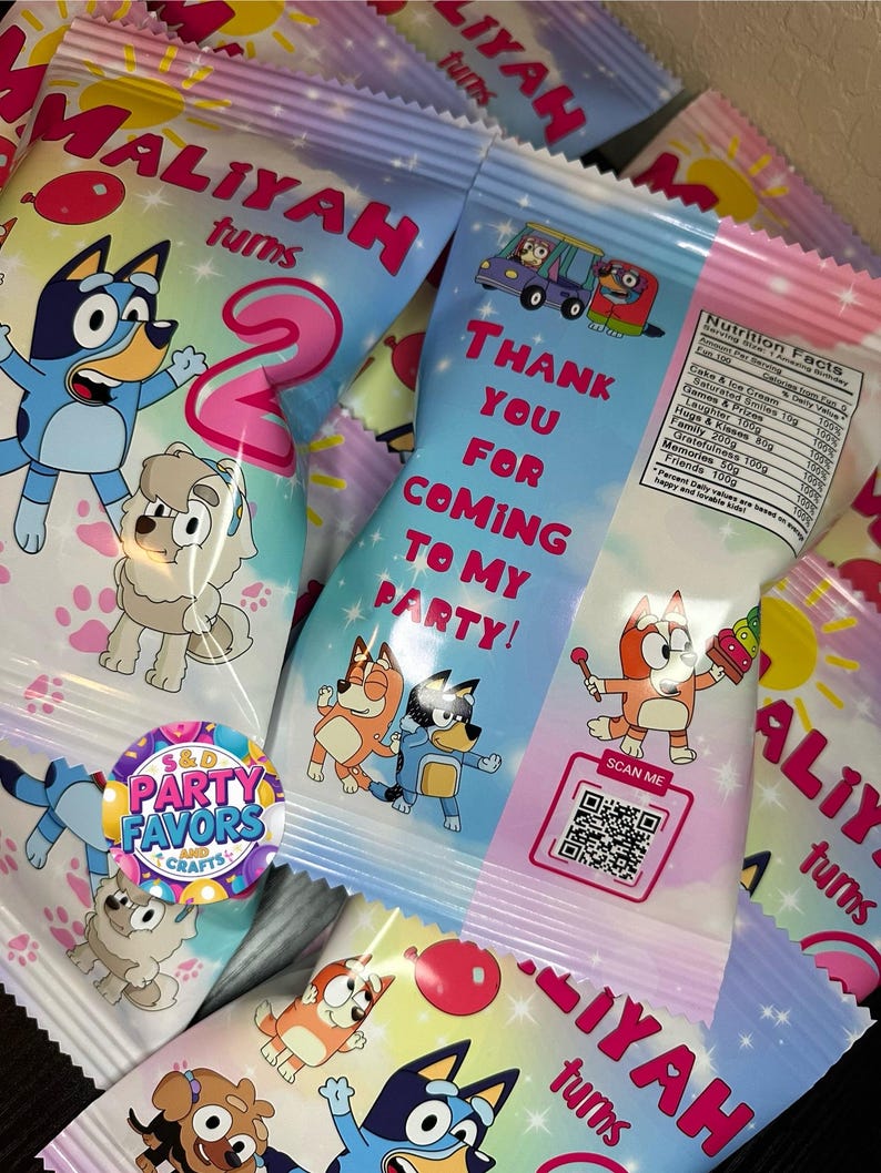 Custom Chip Bags - Etsy