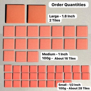 Matte Porcelain Mosaic Tile, DIY Craft Art Supplies, Large Small, Soft ...