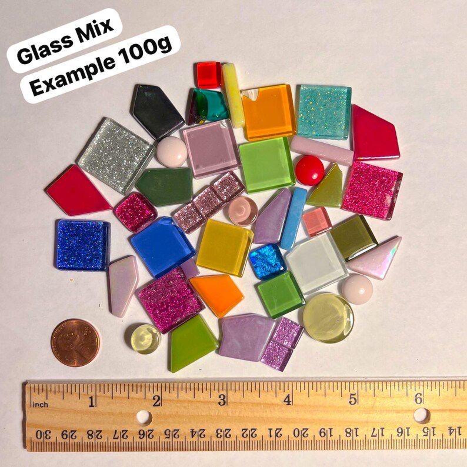 Colorful Random Mix Ceramic or Glass Mosaic Tile, BROKEN & CHIPPED ...