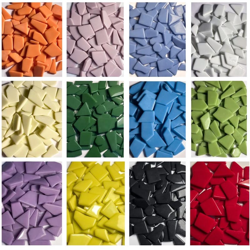 Red Orange Mosaic Light - Etsy