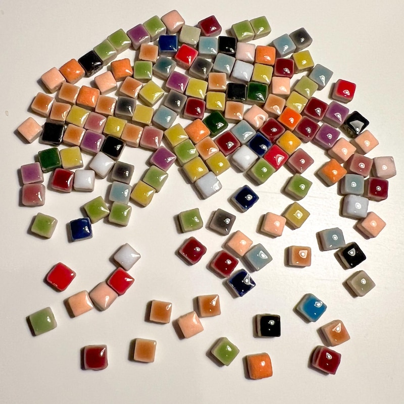 Mini Mosaic Tiles - Etsy