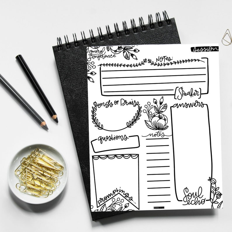 2024 LDS General Conference Printable Notes - Etsy Australia