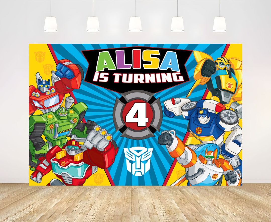 Transformers Backdrop, Transformers Birthday Party, Transformers Party ...