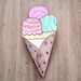 Ice Cream Craft Printable – Summer Kids Activity – Coloring, Cut and ...