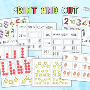 Number Matching, 1 to 10, Counting Practice, Counting Activity ...