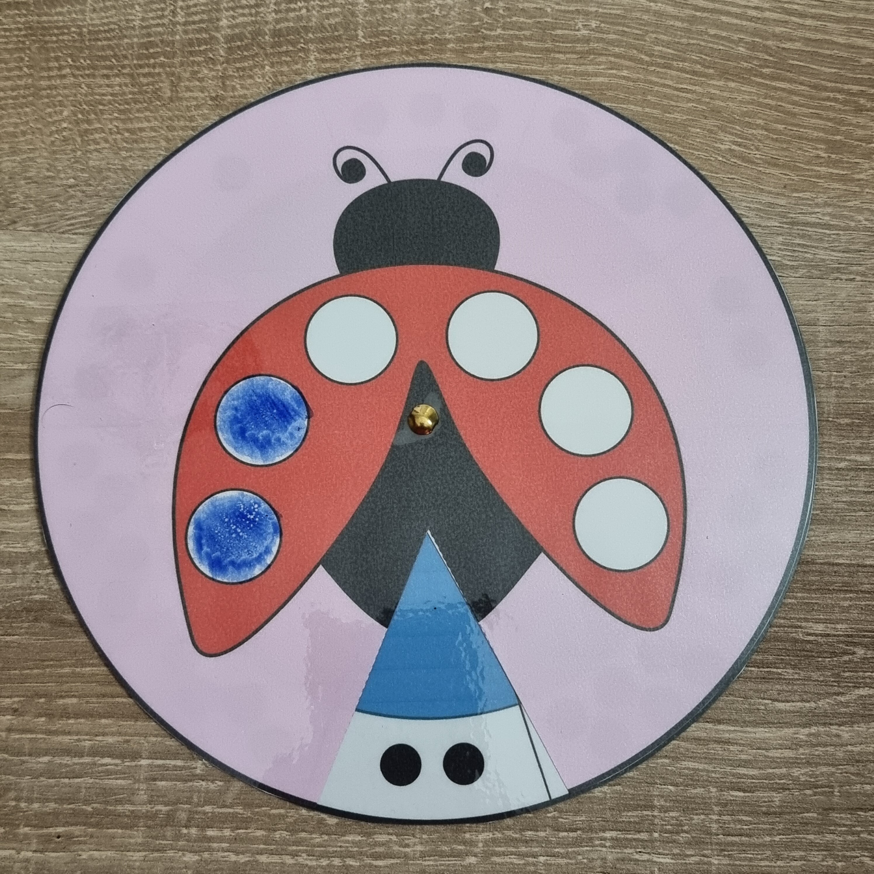 Ladybug Colors and Counting Wheels, Numbers 1 to 6, Match Colors and ...