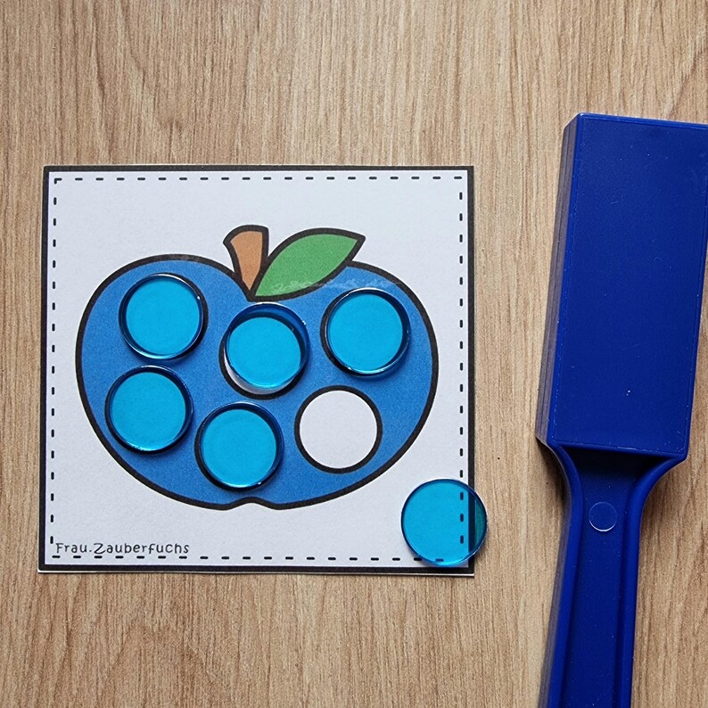 Apples - Fine Motor Skills & Color Matching With Colorful Apples ...