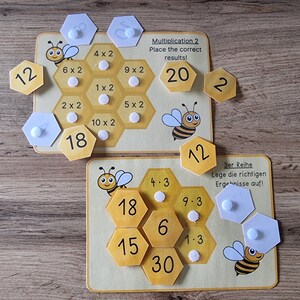 Multiplication 2 - 10, Bee Game, Educational Game, Multiplication ...