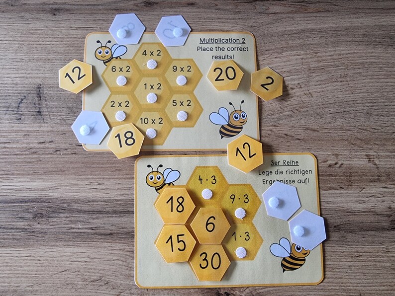 Multiplication 2 - 10, Bee Game, Educational Game, Multiplication ...