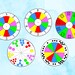 Ladybug Colors and Counting Wheels, Numbers 1 to 6, Match Colors and ...
