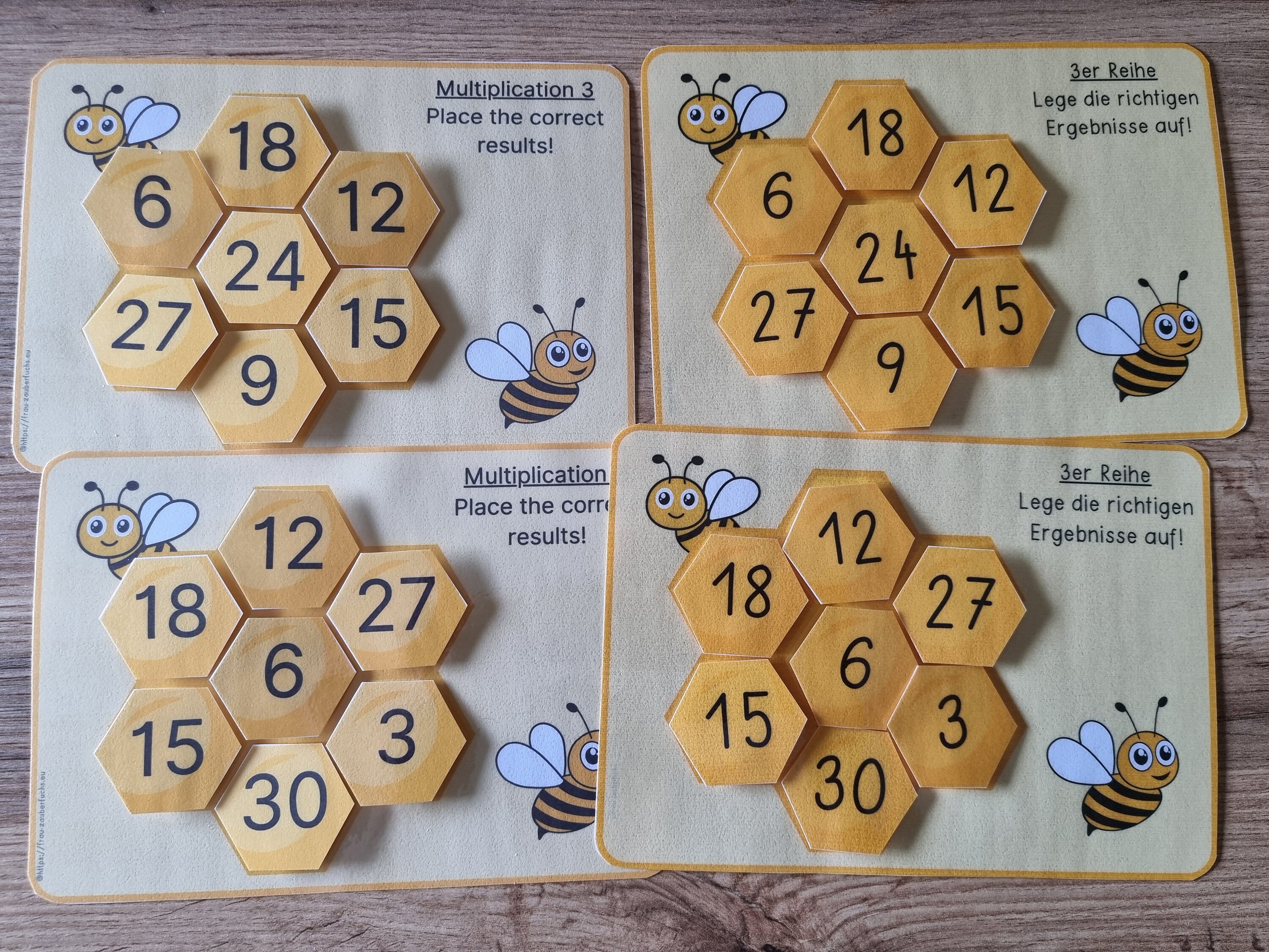 Multiplication 2 - 10, Bee Game, Educational Game, Multiplication ...