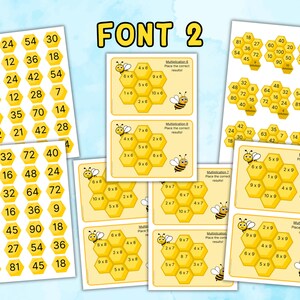 Multiplication 2 - 10, Bee Game, Educational Game, Multiplication ...