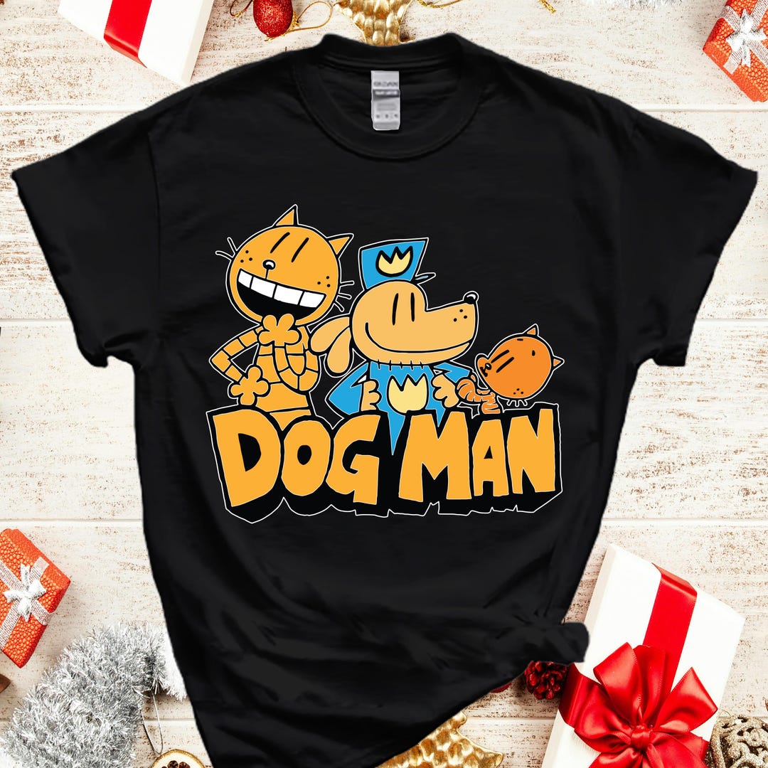 Dog Man T Shirt, Dog Man World Book Day T Shirt, Dog Lover Gift, Dog ...