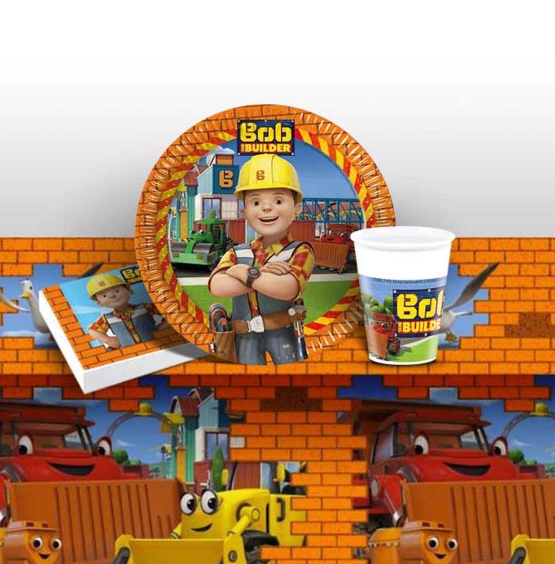 Bob the Builder Party Bob Party Tableware Boys Themed Party Tableware ...