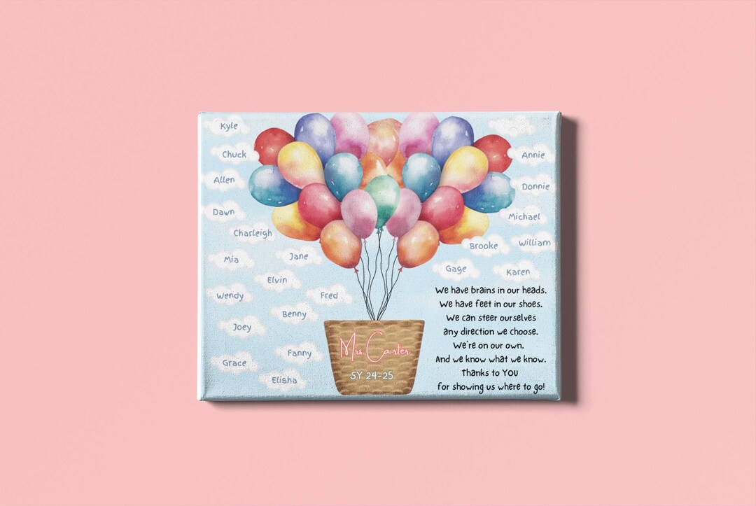 Personalized, Teacher Appreciation Gift, Dr. Seuss, Class Gift, Matte ...