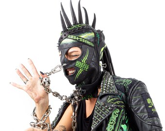 Horror Green Mask - Etsy