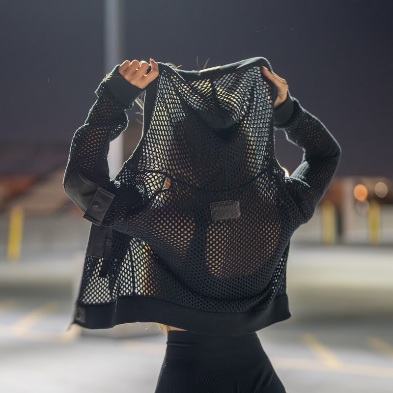 Mesh Hoodie - Etsy