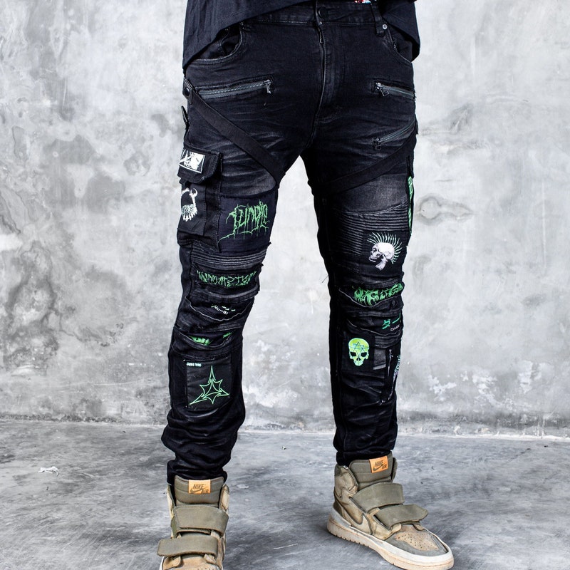 Skinny Punk Pants - Etsy