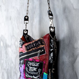 Colorful Punk Bag I Purse I Crossbody Bag I Hand Painted Bag - Etsy