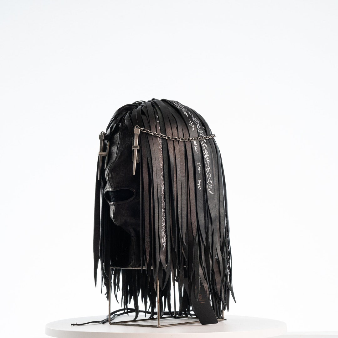 Keoni X Jungle Tribe Collab Custom Leather Mask: Focus - Etsy