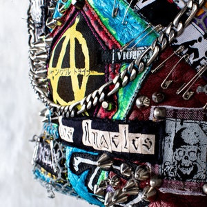 Colorful Punk Bag I Purse I Crossbody Bag I Hand Painted Bag - Etsy