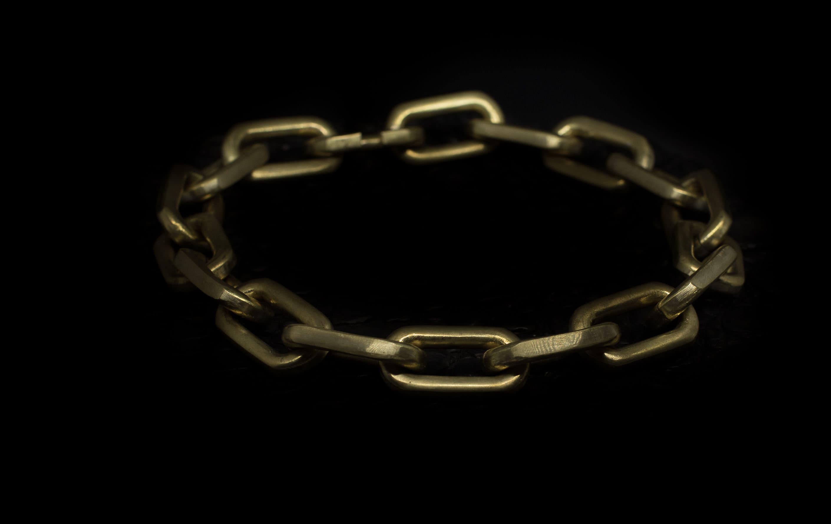 Chunky Gold Necklace - Thick Chain Lightweight Design - Gold Plated Chain