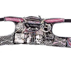 Pink Punk Spiked Face Mask - Etsy