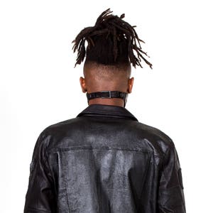 DESERT RAIDER Black Leather Face Mask - Etsy