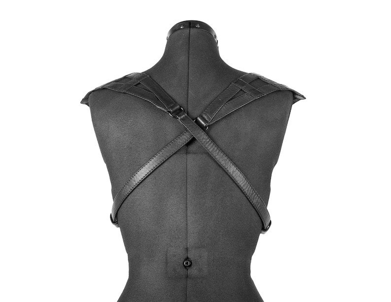 Cross Hatch Leather Harness Shoulder Piece | Etsy