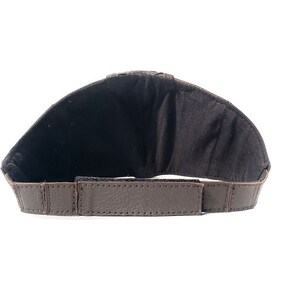 BROWN ROCK DEFENSE Face Mask in Brown Leather - Etsy