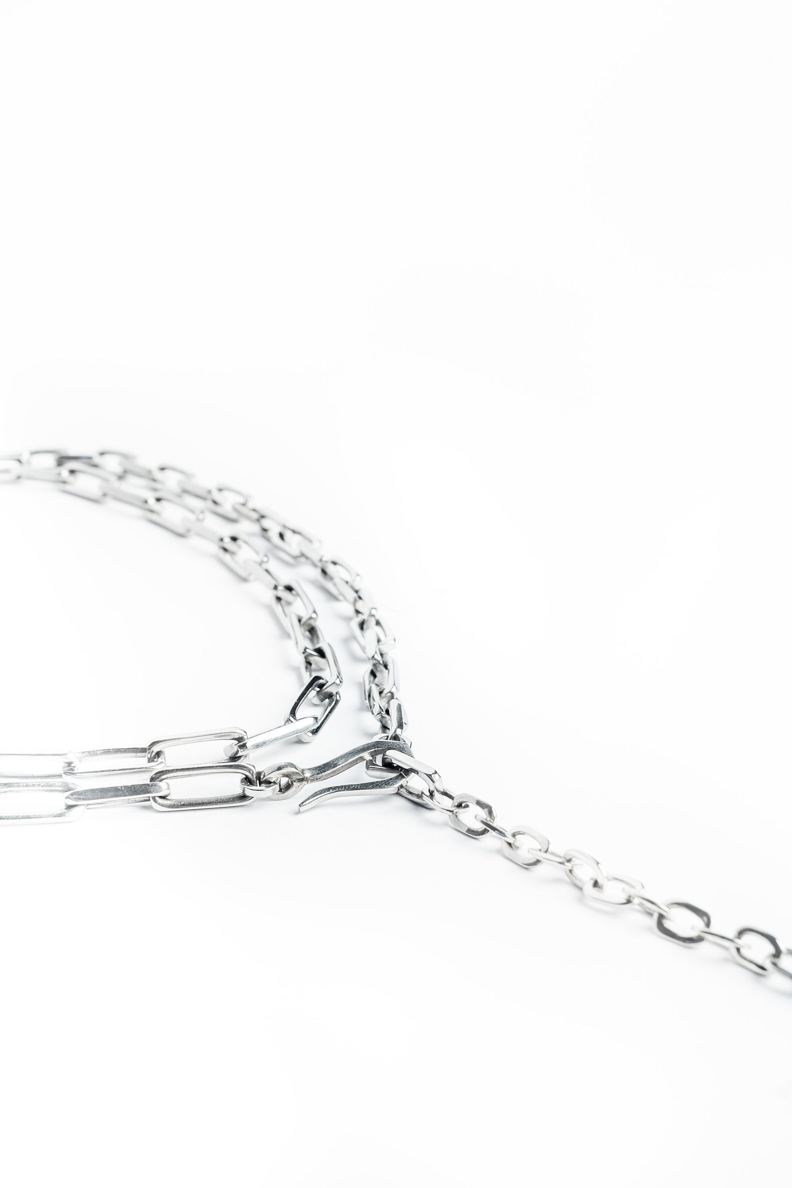 Silver Chain Stack Versatile Wrap Necklace and Belt | Etsy