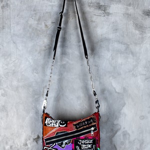 Colorful Punk Bag I Purse I Crossbody Bag I Hand Painted Bag - Etsy