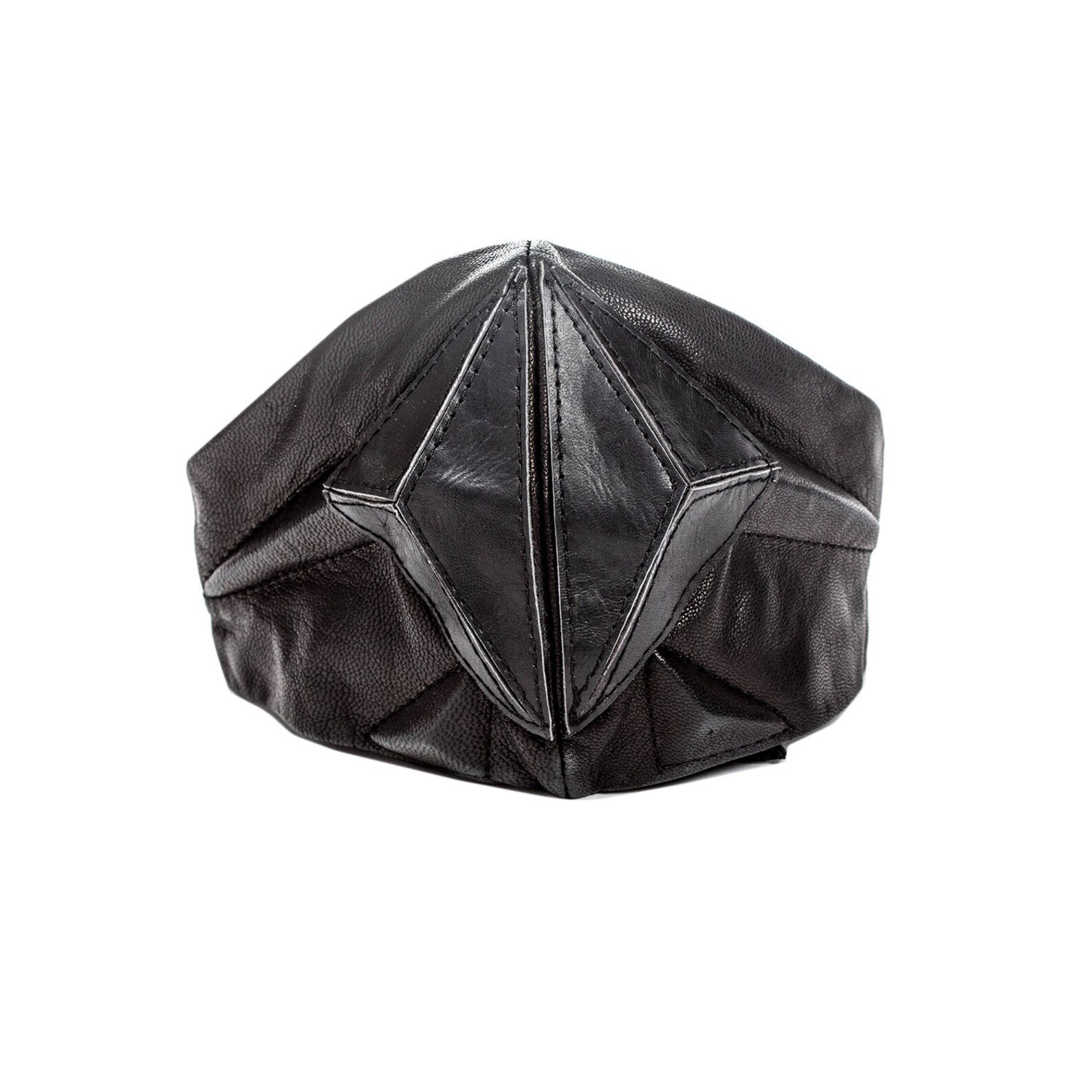 METRIC MERCENARY Black Leather Face Mask - Etsy