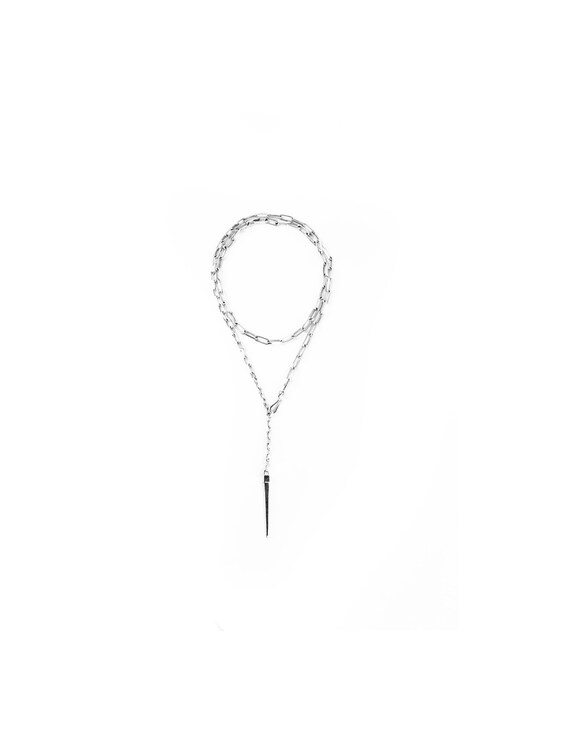 Silver Chain Stack Versatile Wrap Necklace and Belt | Etsy