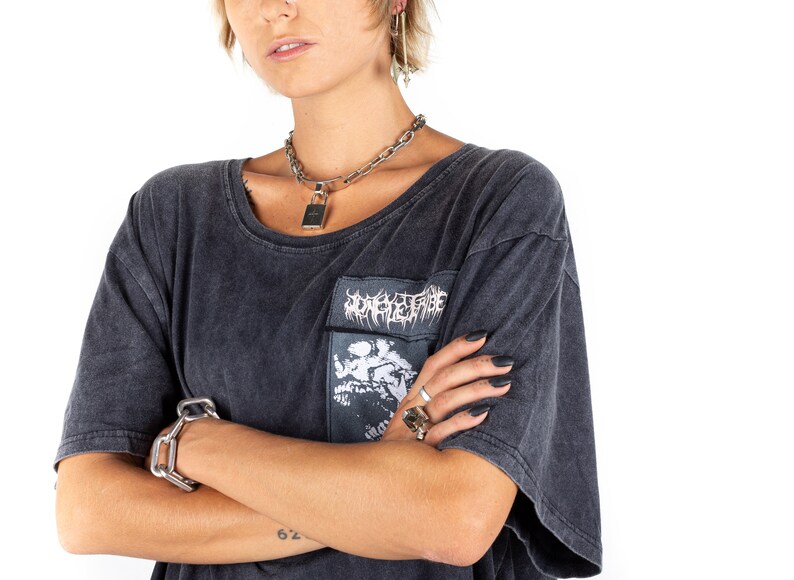 Stash Lock Choker Chain Necklace - Etsy