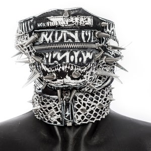 Spiked Mayhem Mask Jungle Tribe X Dust + Beau Collab Piece - Etsy