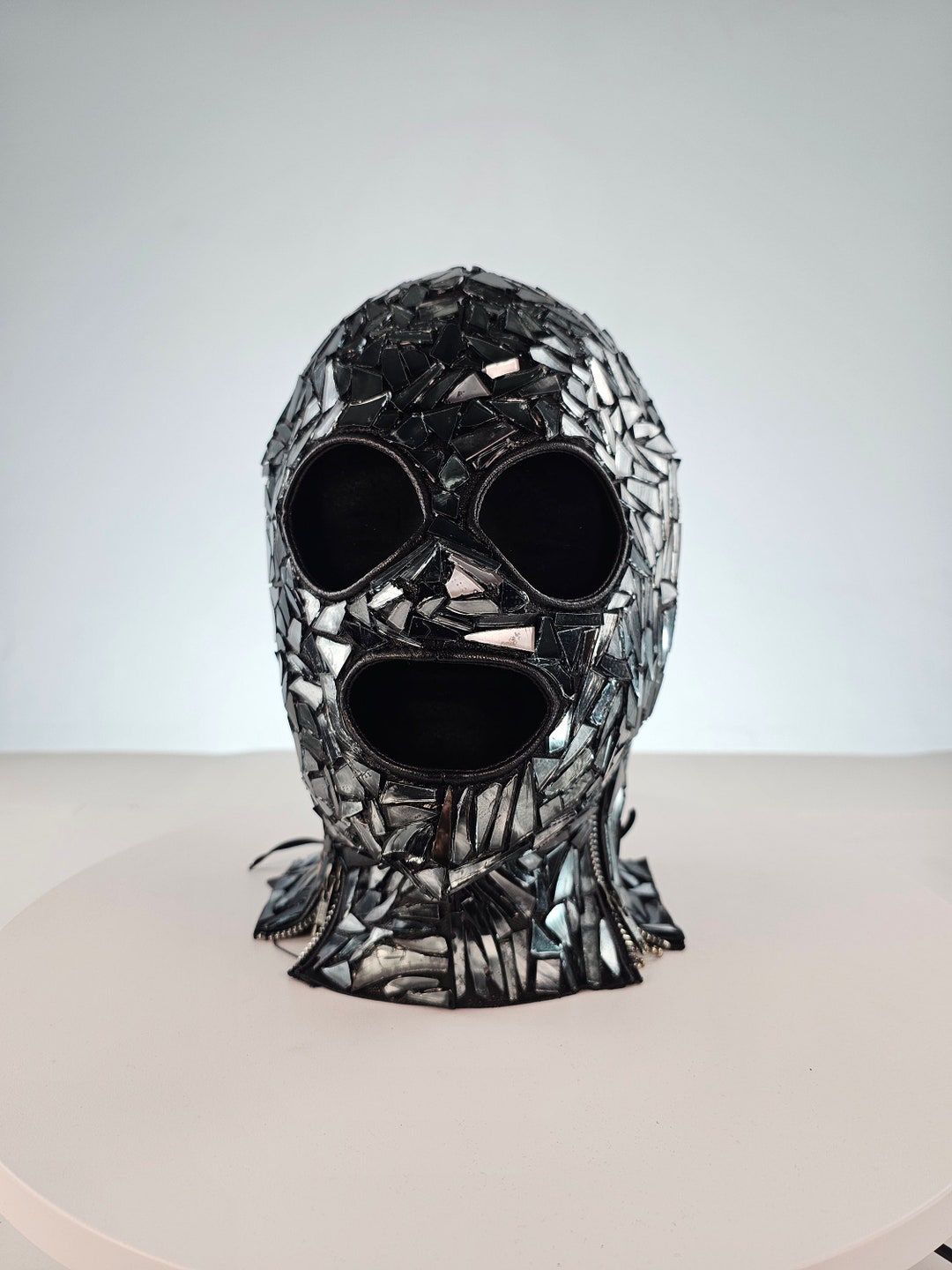 Cryptic Nine X Jungle Tribe Collab Custom Leather Mask: My Broken Face ...