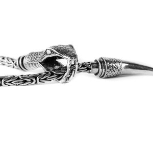 Solid Silver SNAKE BITE Adjustable Lariat Bolo Silver Chain Necklace - Etsy