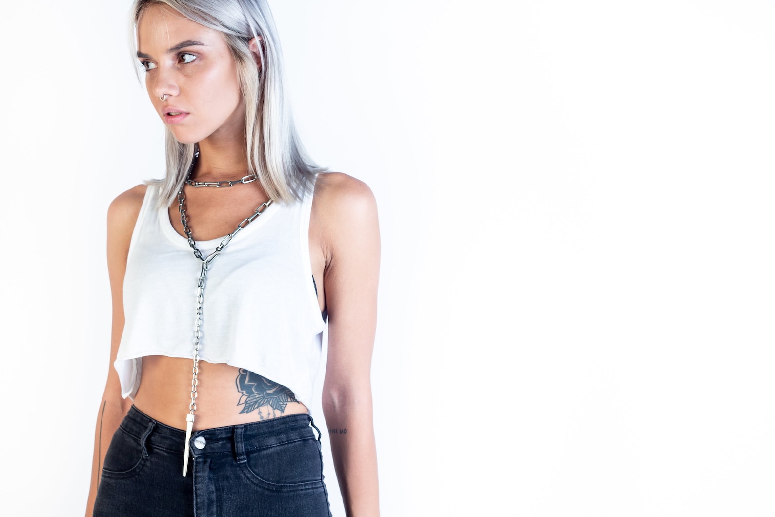 Silver Chain Stack Versatile Wrap Necklace and Belt | Etsy